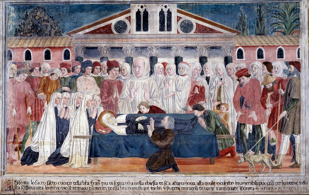 Life of St. Francesca Romana: The death of the saint