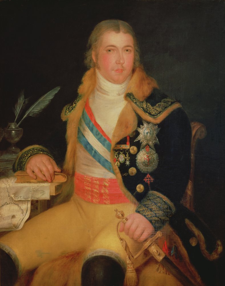 Portrait of Manuel Godoy by Antonio Carnicero
