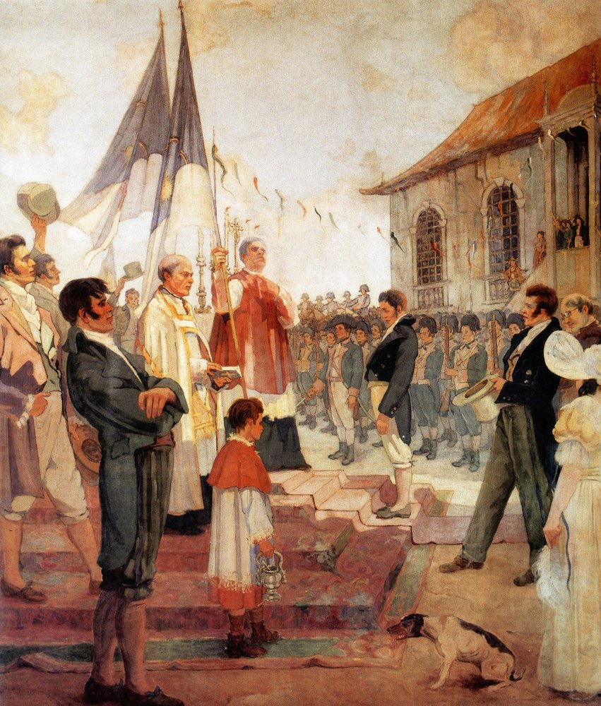 Blessing of the Flags of the 1817 Revolution
