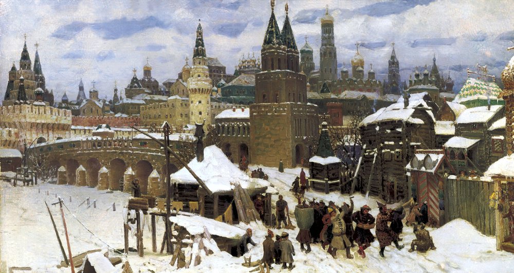 Moscow in the 17th century. The All Saints Bridge, 1901