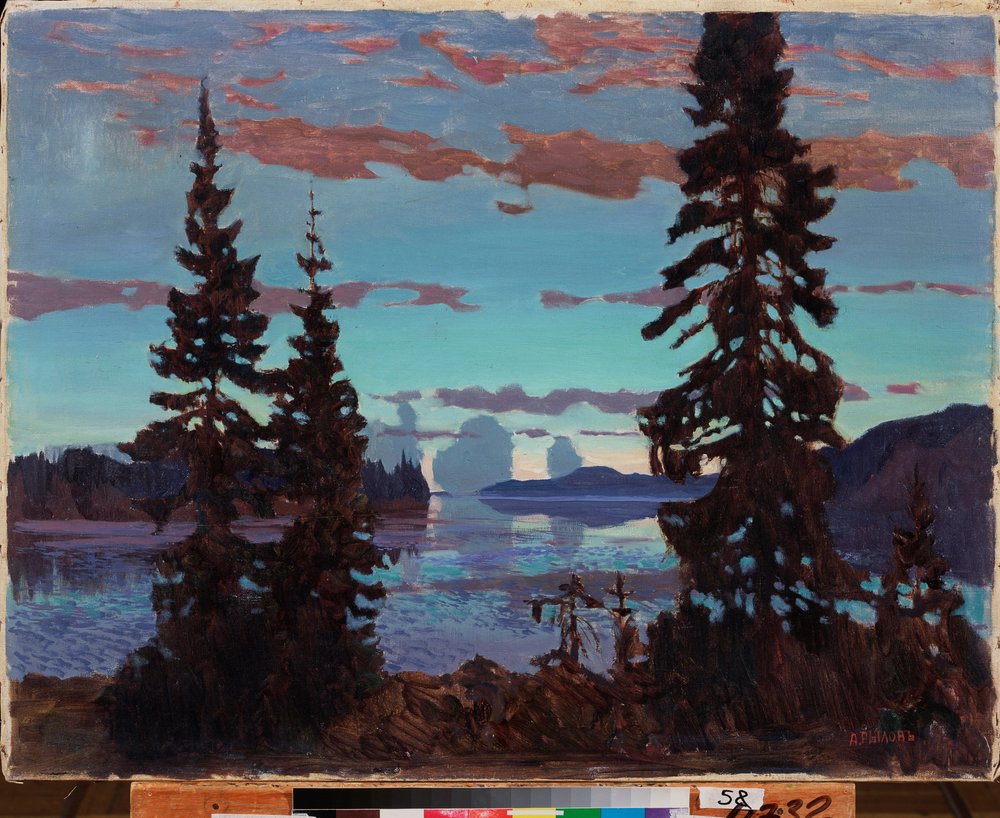 White Night by Arkadij Aleksandrovic Rylov: Fine art print