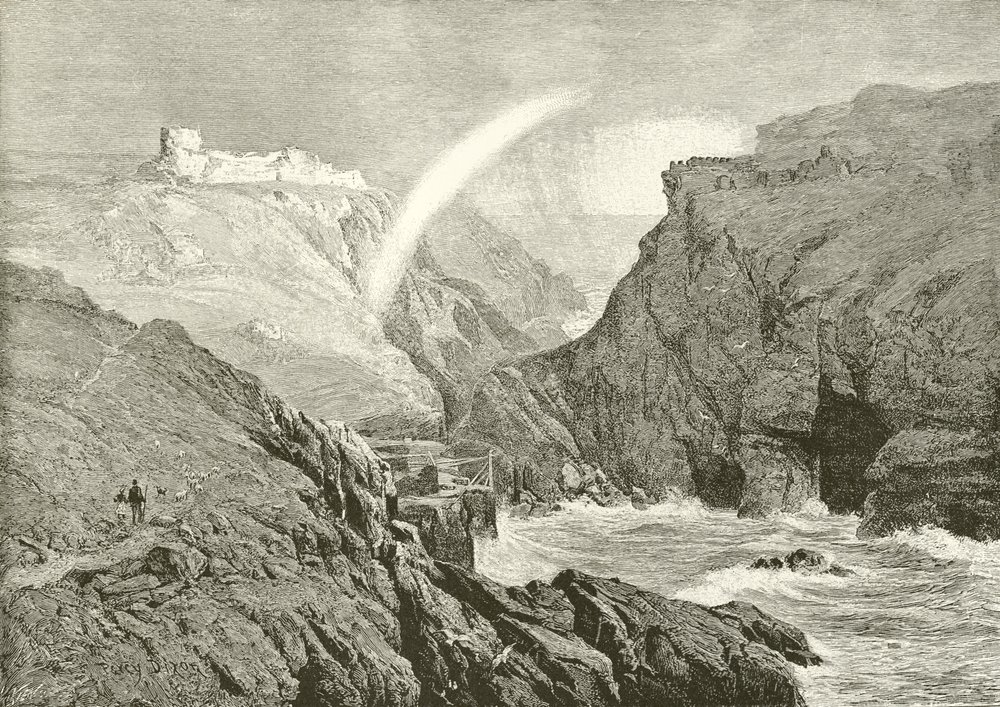 The Ruins of King Arthur's Castle by Arthur Percy Dixon