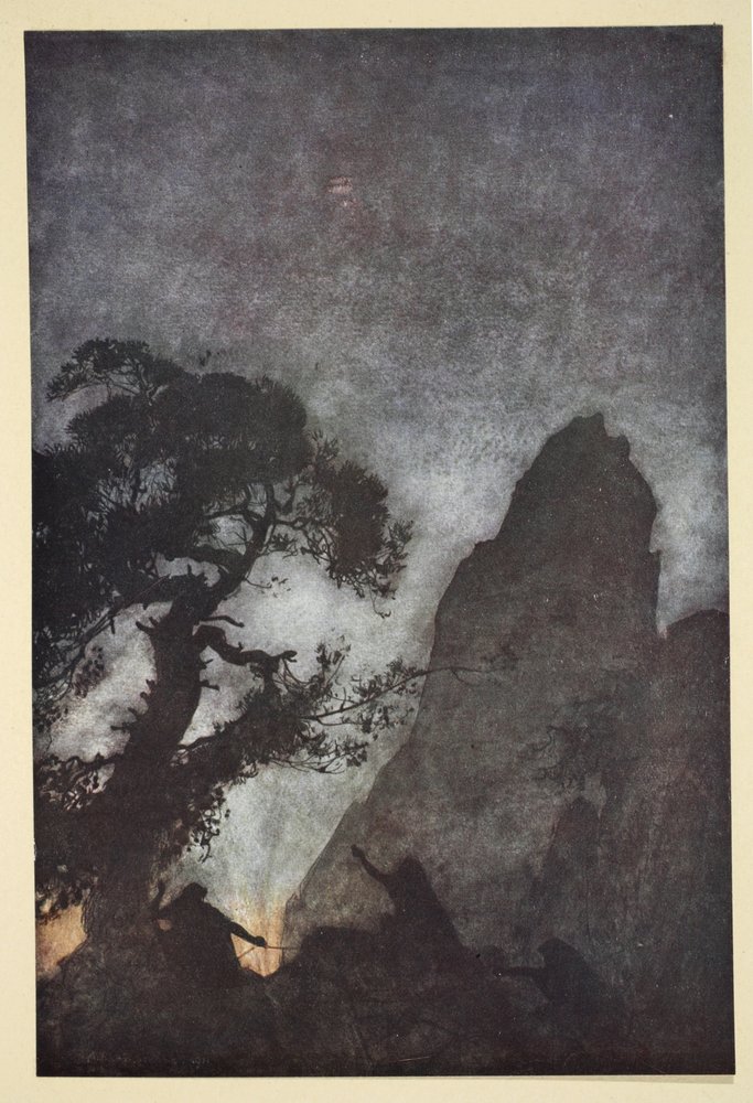 The Three Norns, illustration from 'Siegfried and the Twilight of the ...