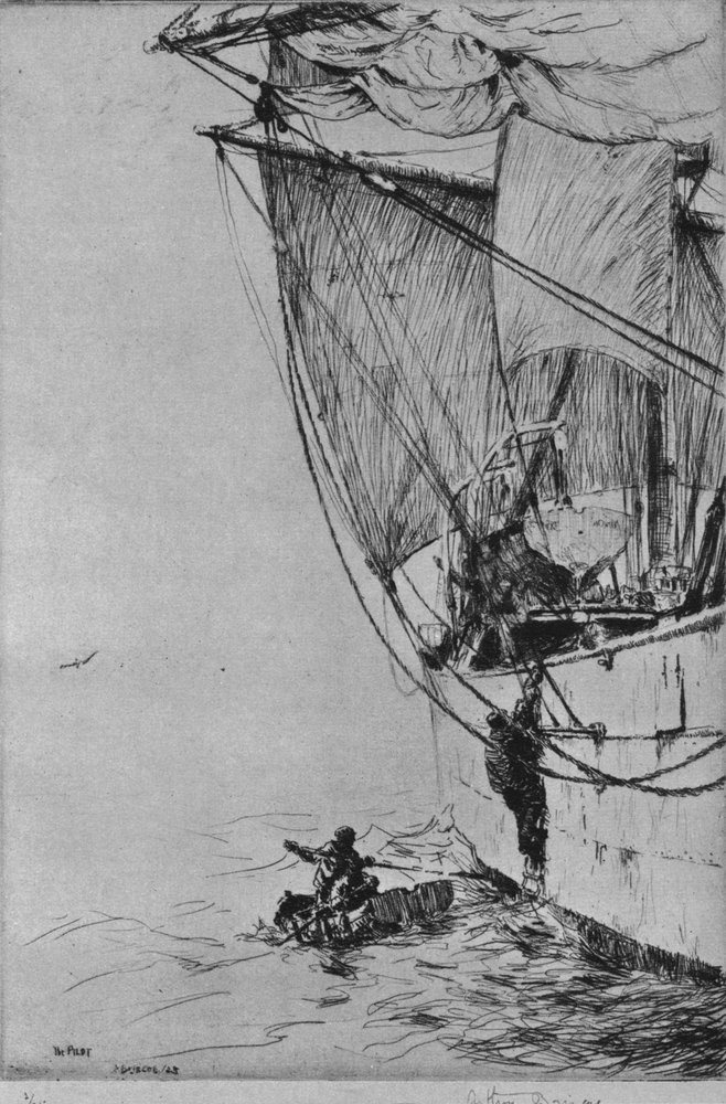 The Pilot by Arthur Briscoe: High-quality fine art print