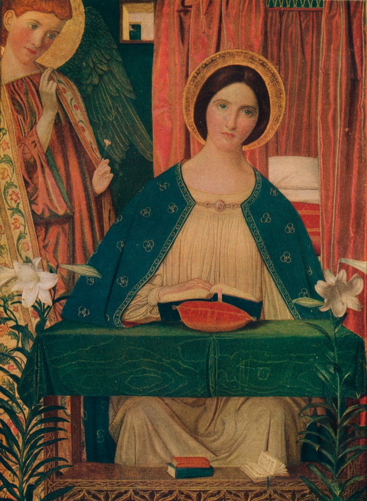 The Annunciation by Arthur Joseph Gaskin: Fine art print