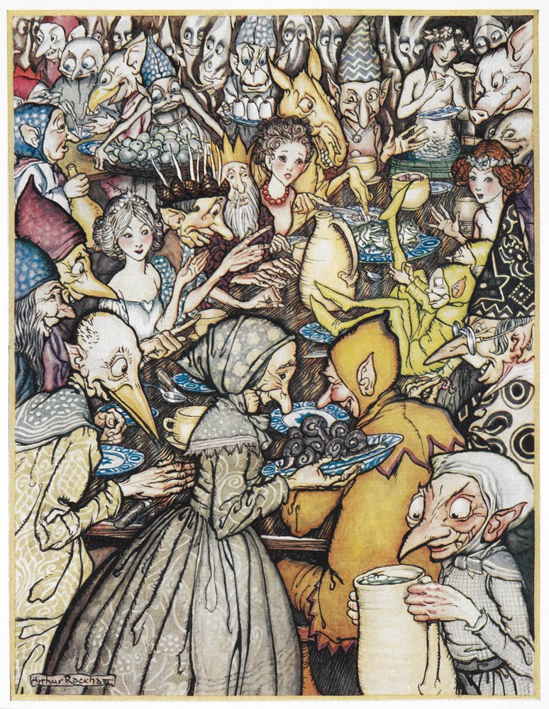 The banquet where the really grand company were assembled. The Elfin ...