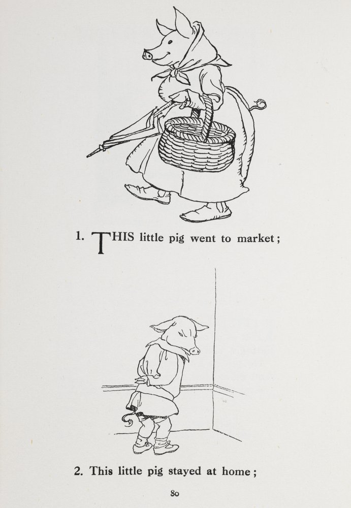 This Little Pig Went to Market - Nursery Rhyme.