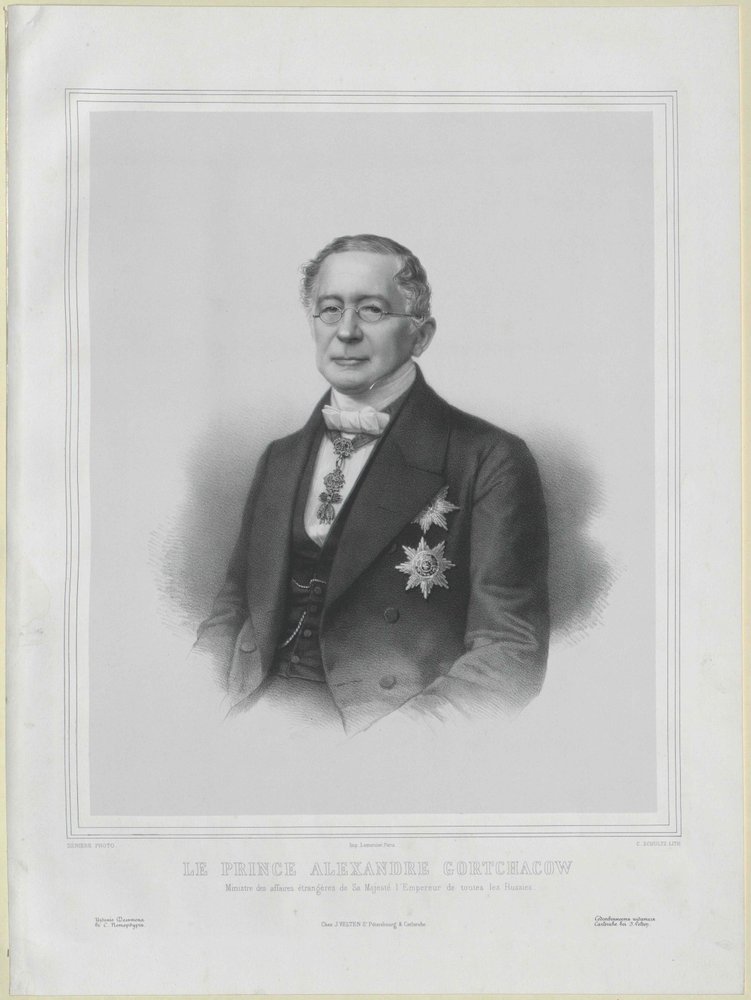 Alexander Mikhailovich count Gorchakov by Artist Unknown