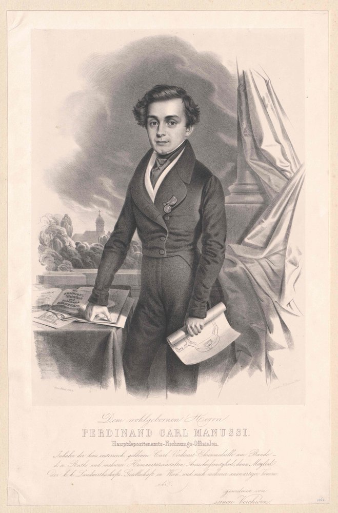 Ferdinand Karl noble von Manussi by Artist Unknown