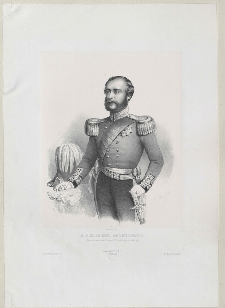 George Duke of Cambridge by Artist Unknown: Fine art print