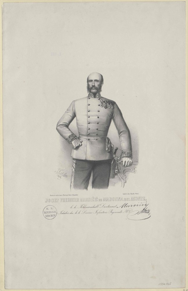 Joseph baron Maroicic-Madonna del Monte by Artist Unknown