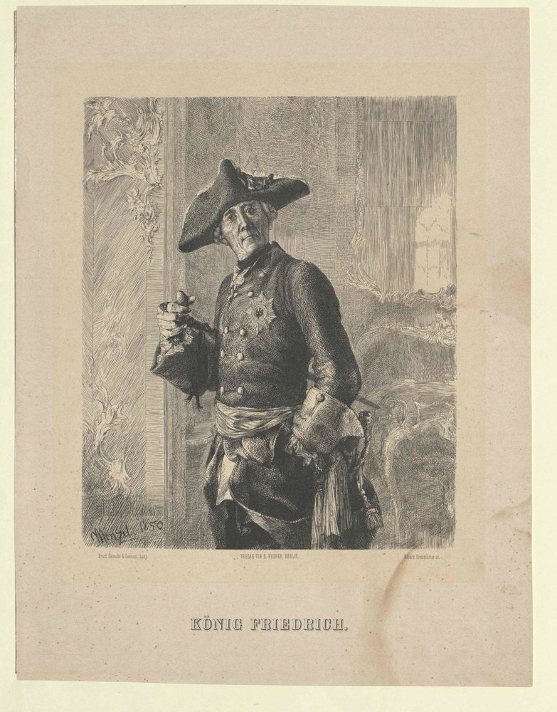 King Frederick II of Prussia by Artist Unknown