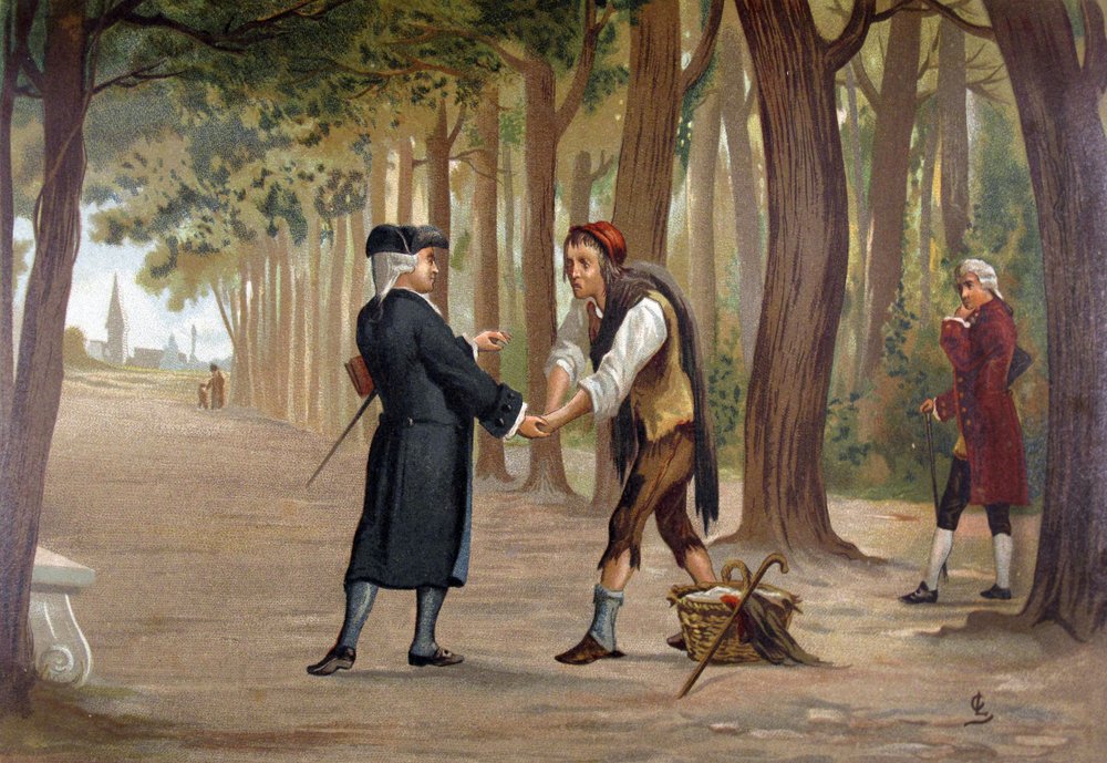Lord Ramsay decides to start in Freemasonry. Illustration of 1889