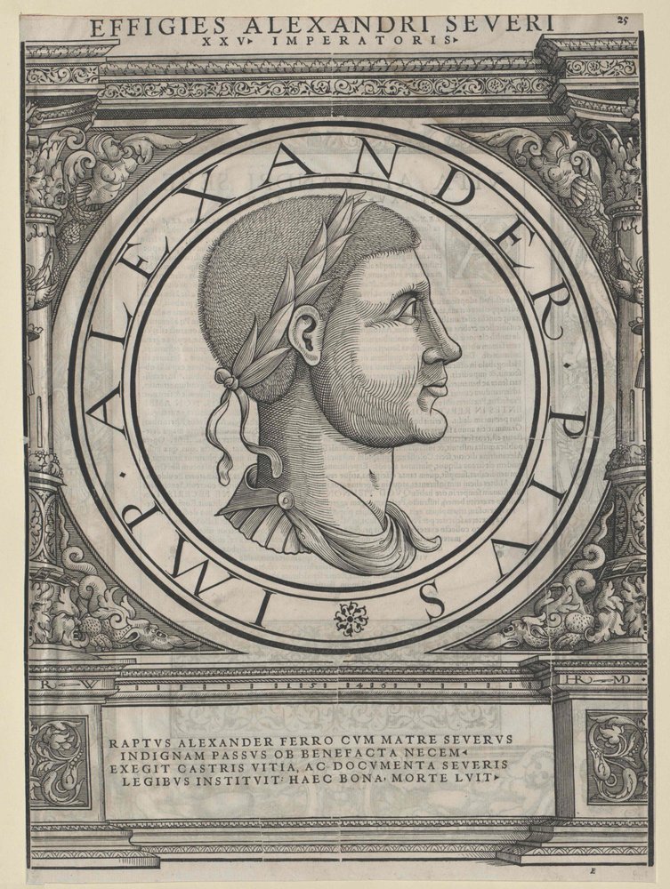 Roman emperor Severus Alexander by Artist Unknown