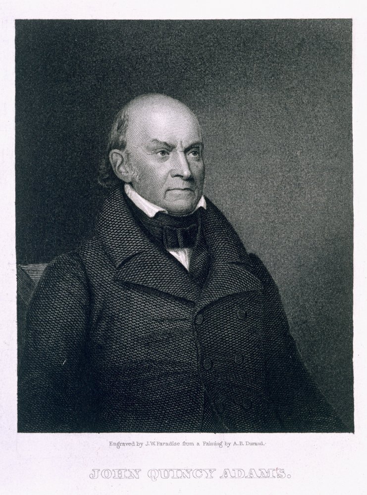 John Quincy Adams, engraved by John Wesley Paradise