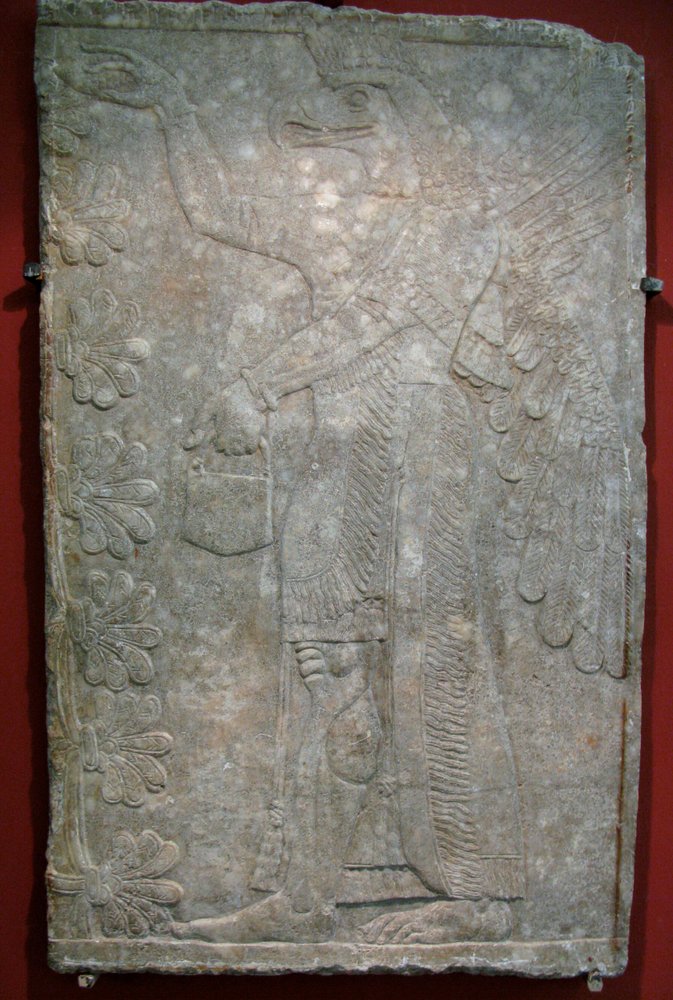 Relief from the Palace of Ashurnasirpal II at Kalhu, Nimrud, 9th Century BC
