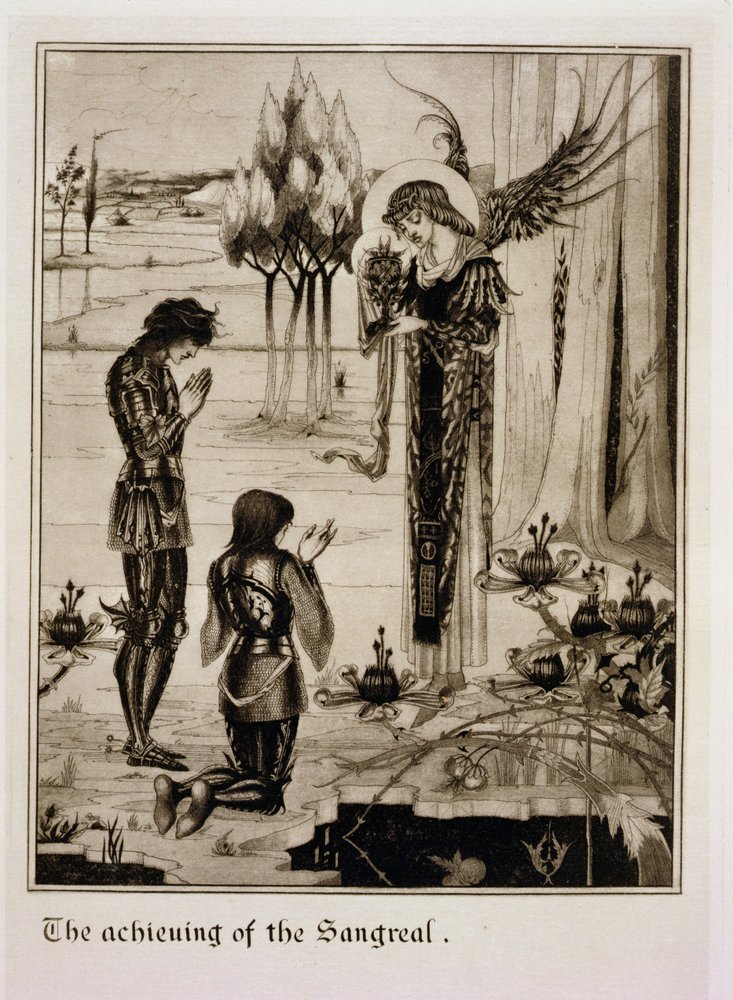 The Achieving of the Sangreal, from 'Le Morte d'Arthur' by Sir Thomas ...