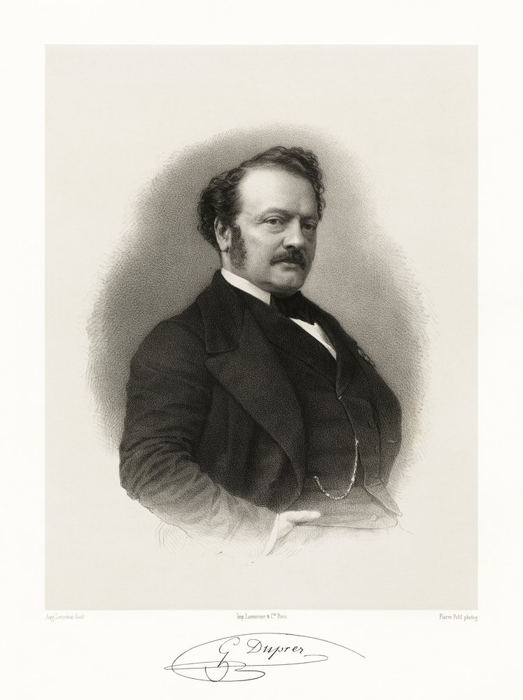 Gilbert Duprez by Auguste Charles Lemoine: Fine art print