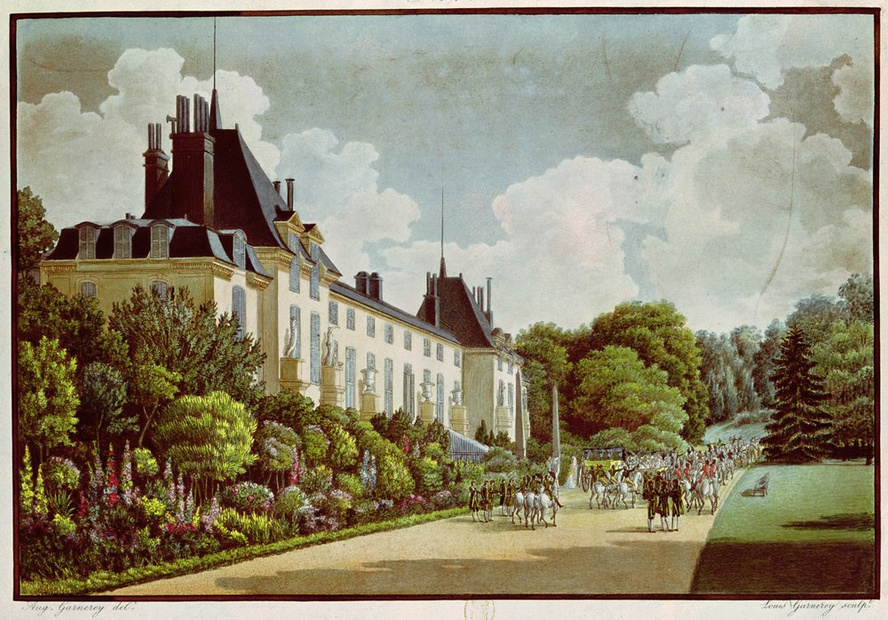 View of the Chateau de la Malmaison Next to the Park, from 'Views of ...