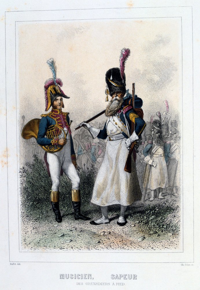 Musician and Sapper of the Grenadiers-à-Pied