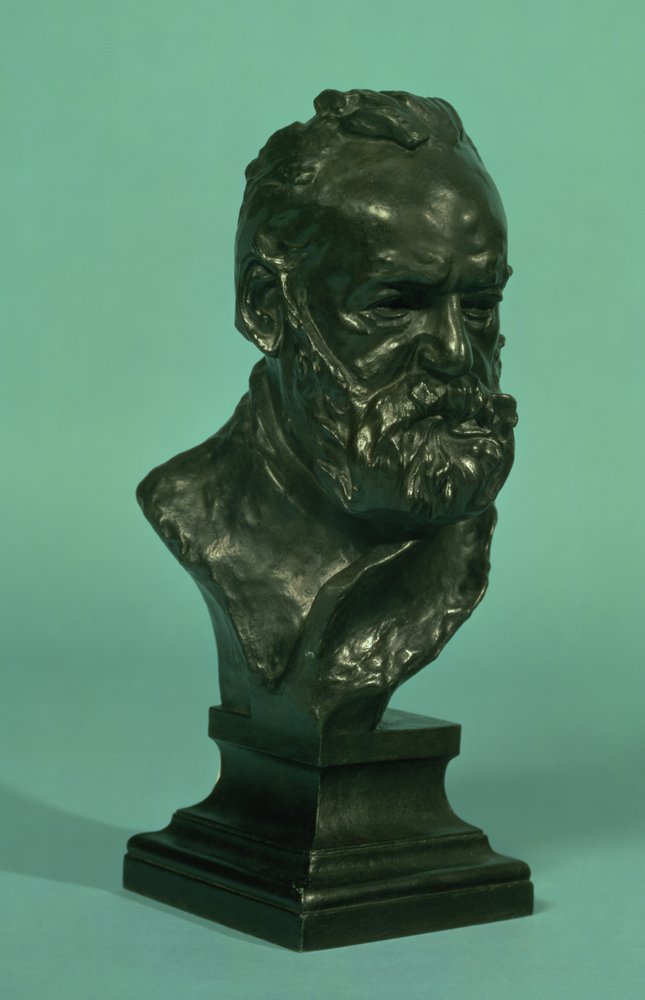 Portrait Head of Victor Hugo (1802-85) by Auguste Rodin
