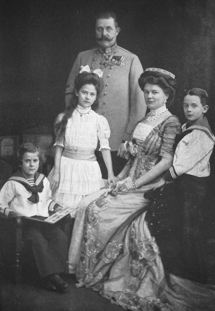 The Archduke Francis Ferdinand of Austria and his family