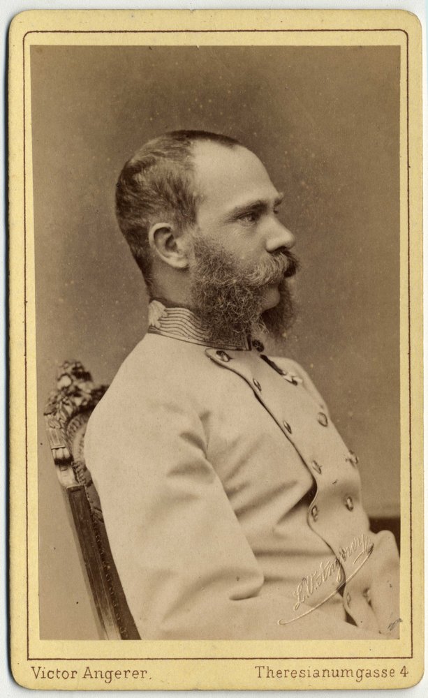 Portrait of The Emperor Francois Joseph of Austria (1830-1916) and King ...