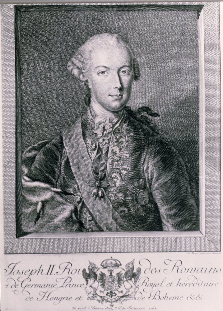 Portrait of Joseph II (1741-90) King of Germany and Holy Roman Emperor ...