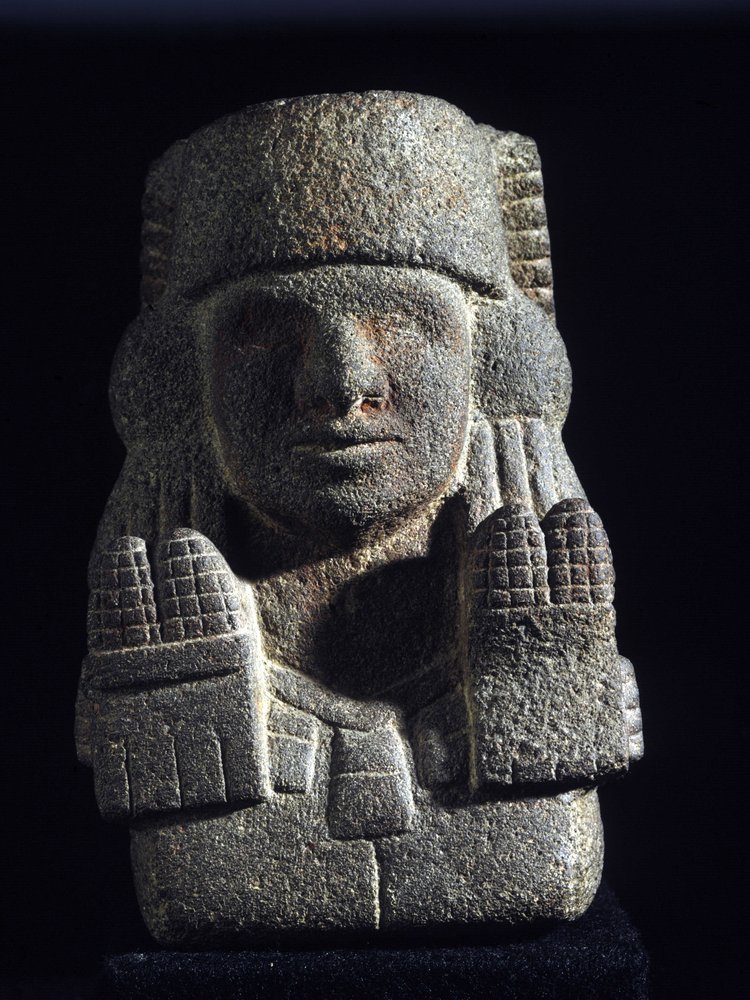 Aztec Art: Representation of Chicomecoatl (Called Xilonen), Goddess of ...