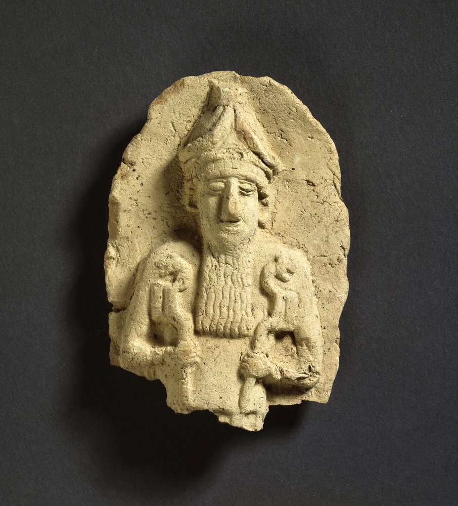 A God Holding a Lion-headed Sceptre in Each Hand, Possibly Nergal, Old ...