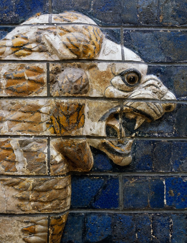 Lion Head (detail) by Babylonian: Buy fine art print