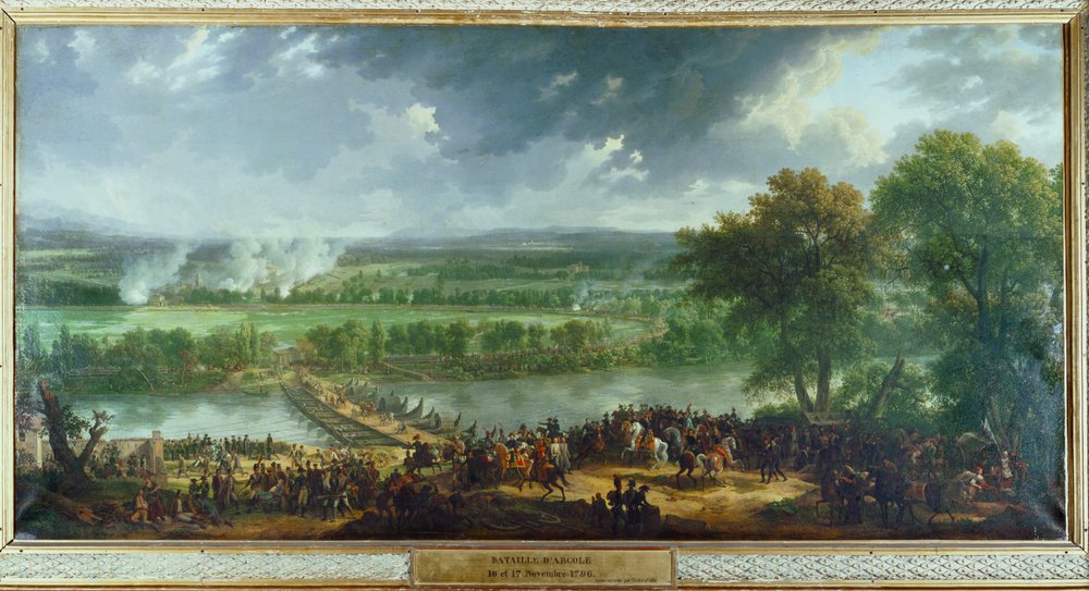 The Battle of Arcole by Baron Louis Albert Bacler d'Albe