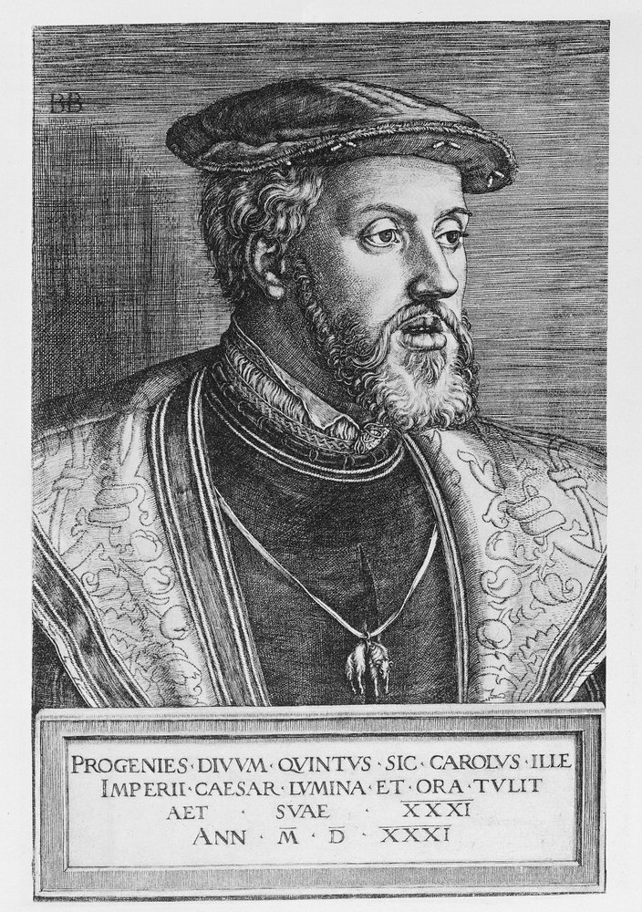 Emperor Charles V by Barthel Beham: Buy fine art print
