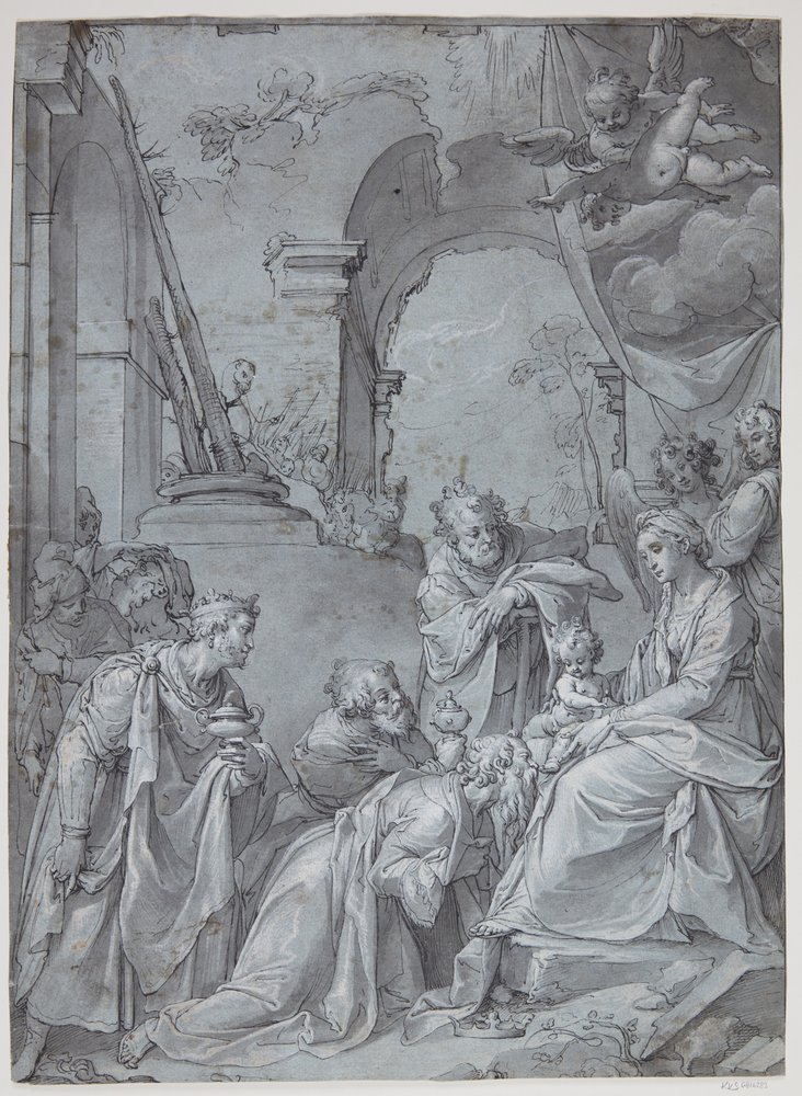 The Adoration of the Shepherds by Bartholomeus Spranger