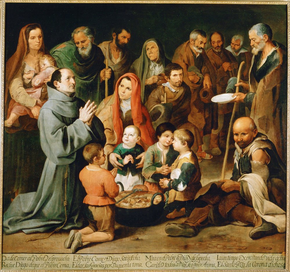 Saint Diego of Alcala Feeds the Poor
