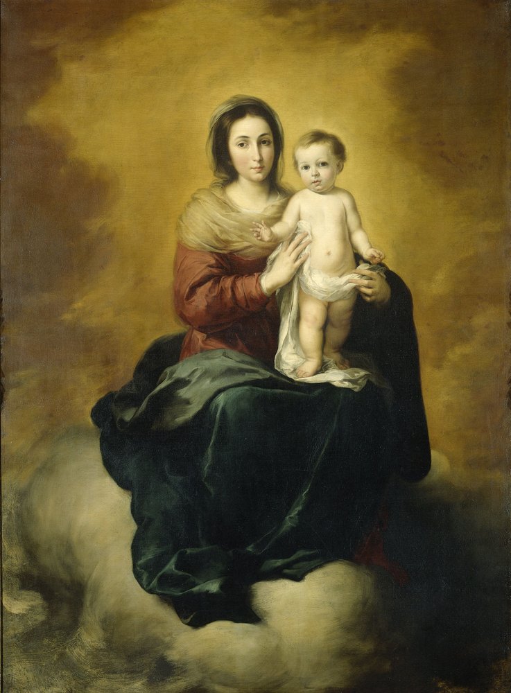 Virgin and Child by Bartolome Esteban Murillo