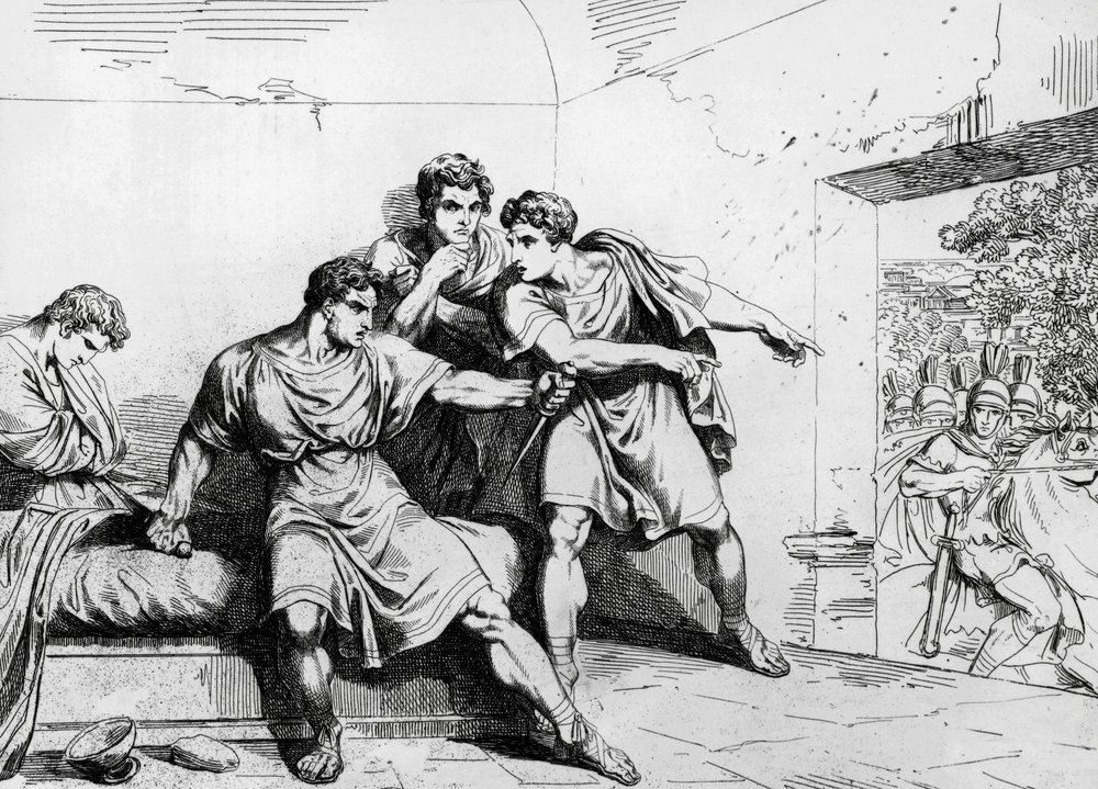 Nero's Death, from History of Emperors, Starting from Ottavio