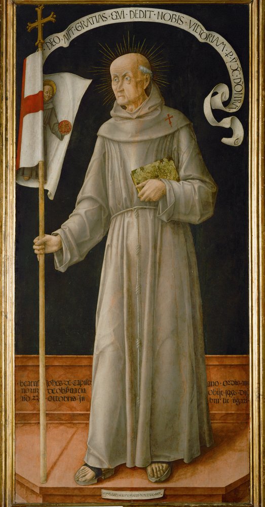 Saint Joannes of Capistrano, Famous Preacher of Repentance, Calling for ...