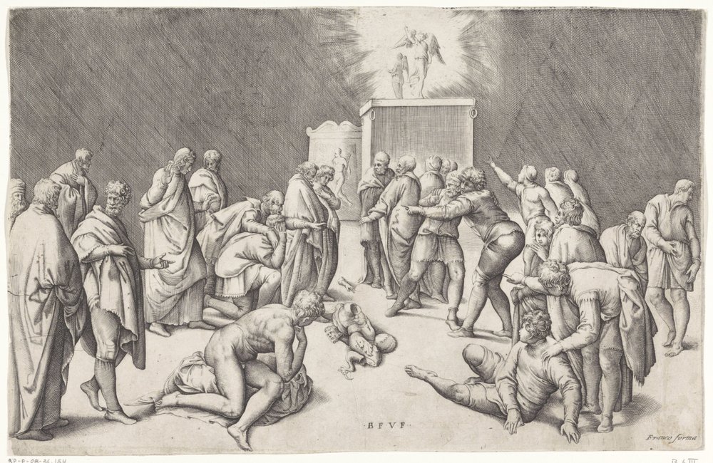 Ark of the Covenant in the Temple of Dagon