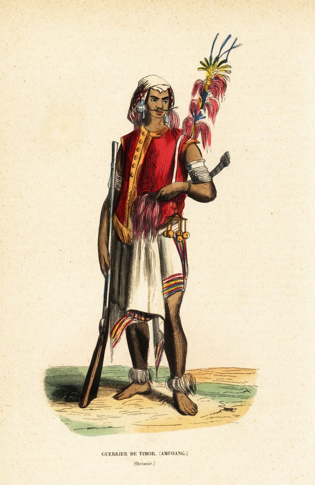 Atoni Warrior of Kupang, West Timor, Indonesia