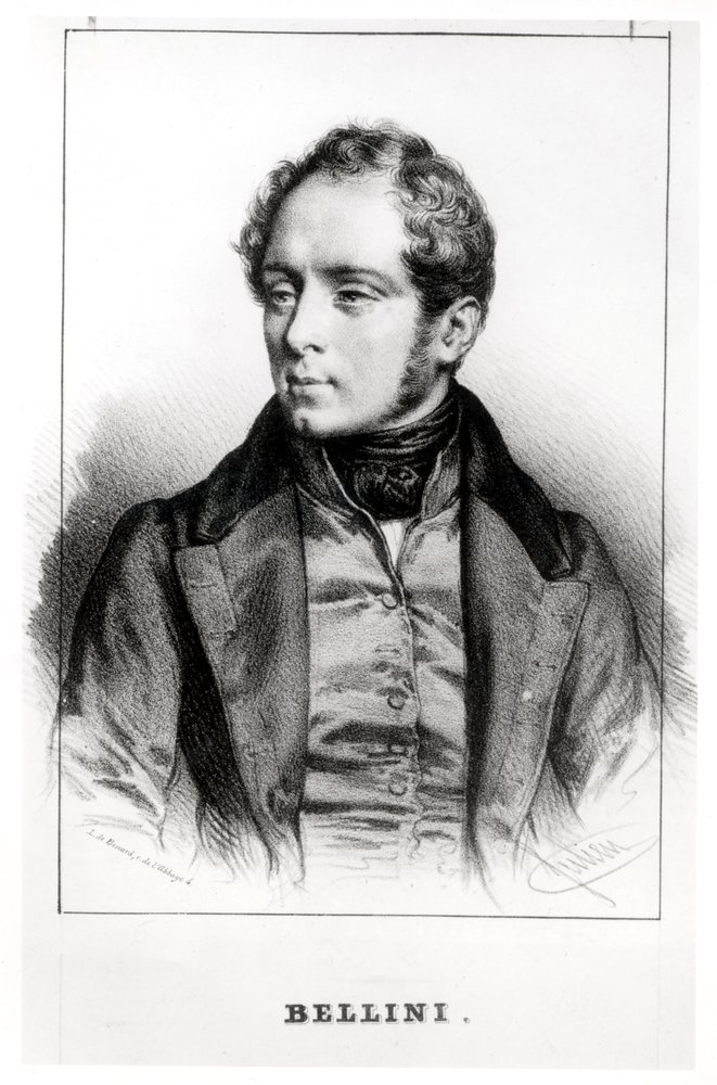 Portrait of Vincenzo Bellini by Robert Benard