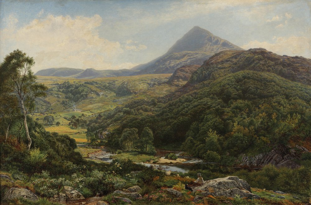 Quiet Valley among the Welsh Hills, 1860