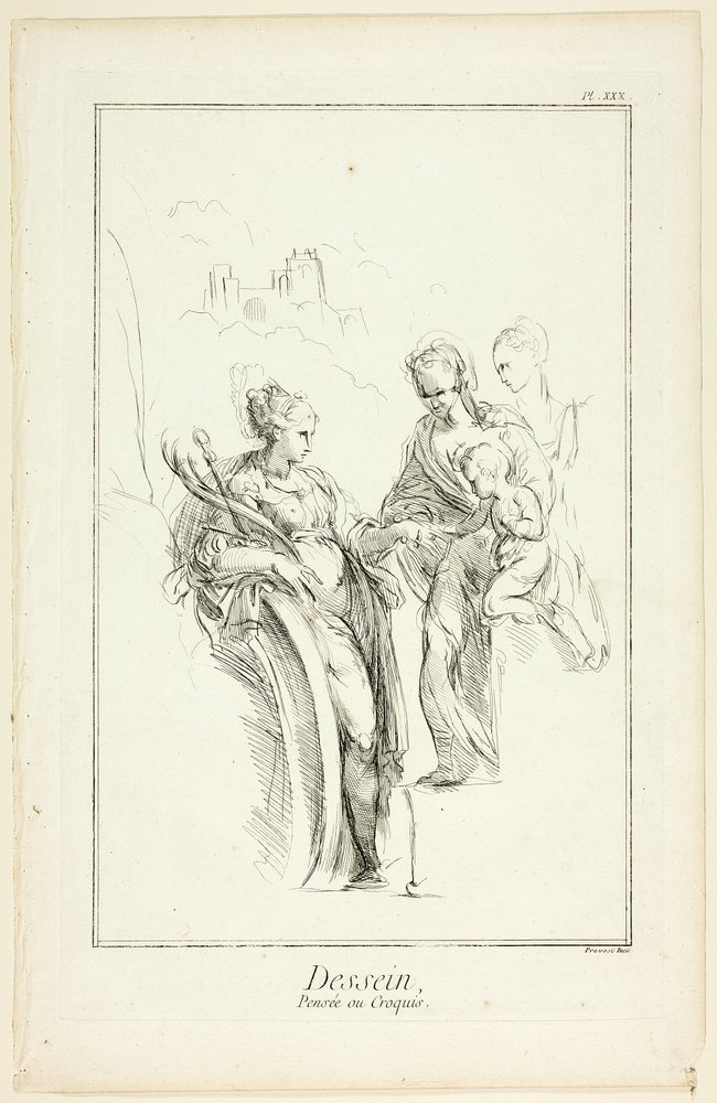 Sketch, from Encyclopédie by Benoit Louis Prevost