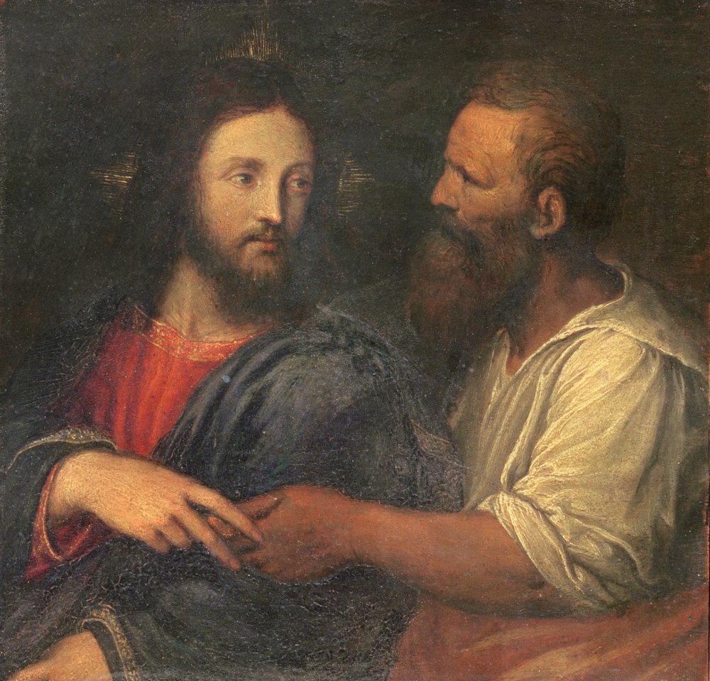 Christ with the Tribute Money by Benvenuto Tisi da Garofalo