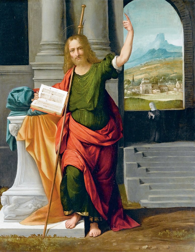 Saint James the Greater by Benvenuto Tisi: Fine art print