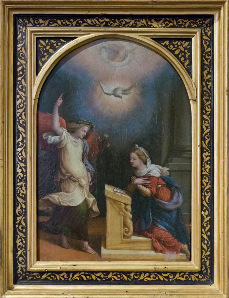 Annunciation by Benvenuto Tisi da Garofalo: Fine art print