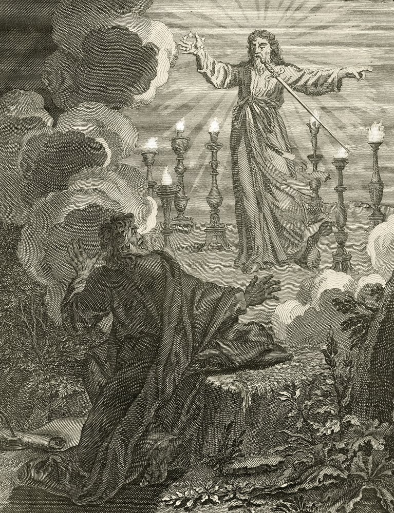 Jesus Appears in the Book of Revelation Holding Seven Stars in His ...