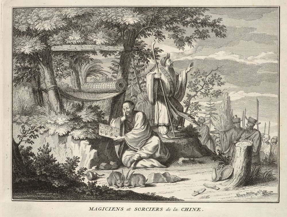 Magicians and Sorcerers of China, from Ceremonies and Religious Customs ...