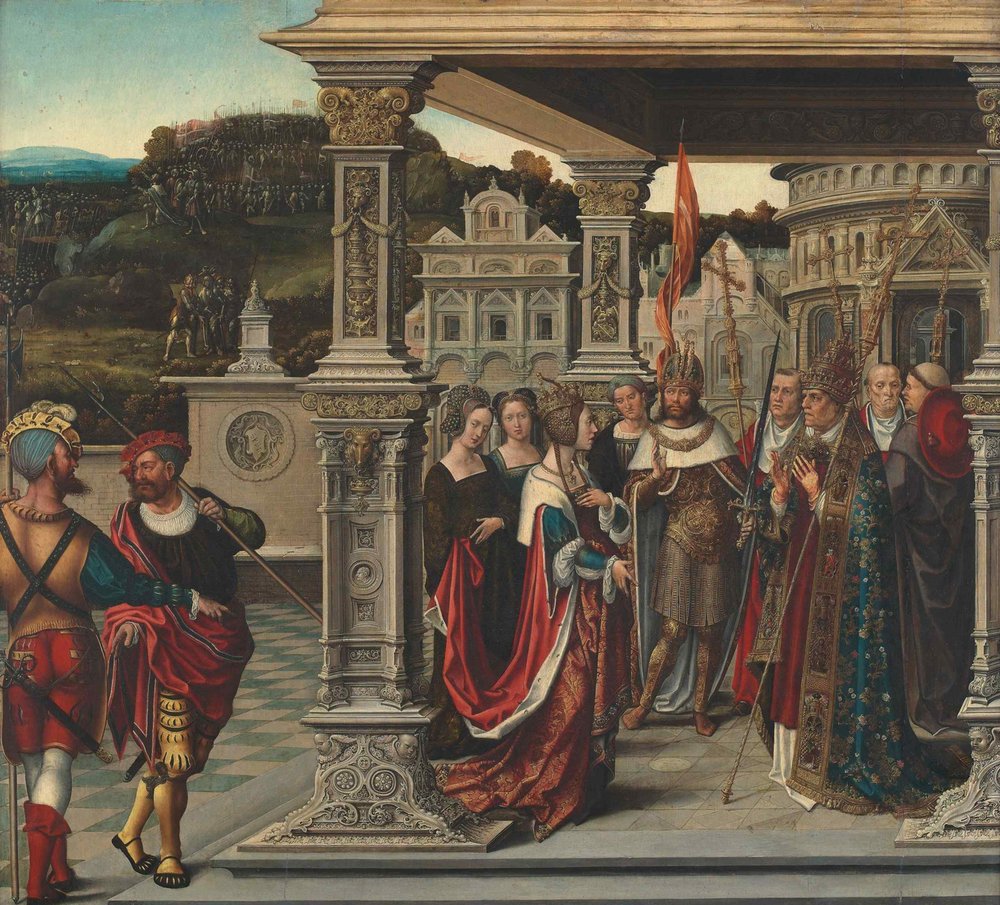 Saint Helena Before the Pope in Rome, ca 1510-1520