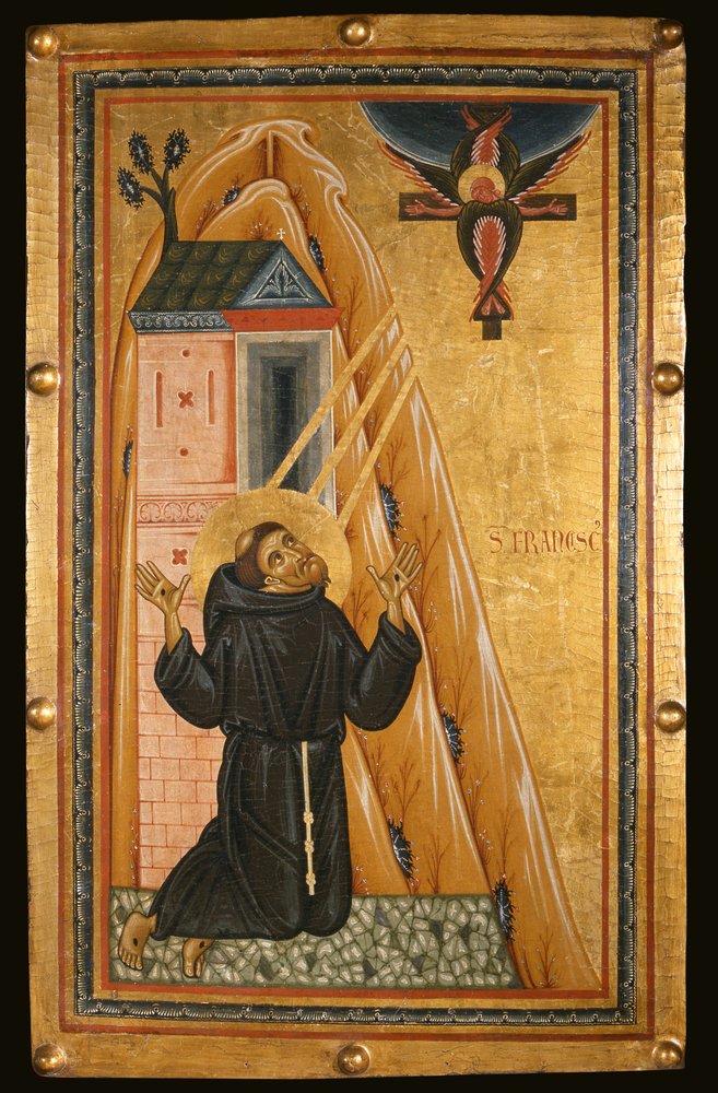 St. Francis Receives the Stigmata, mid-13th century